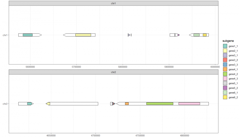 告别加班！gggenes让你5分钟获得基因结构图 – 云生信