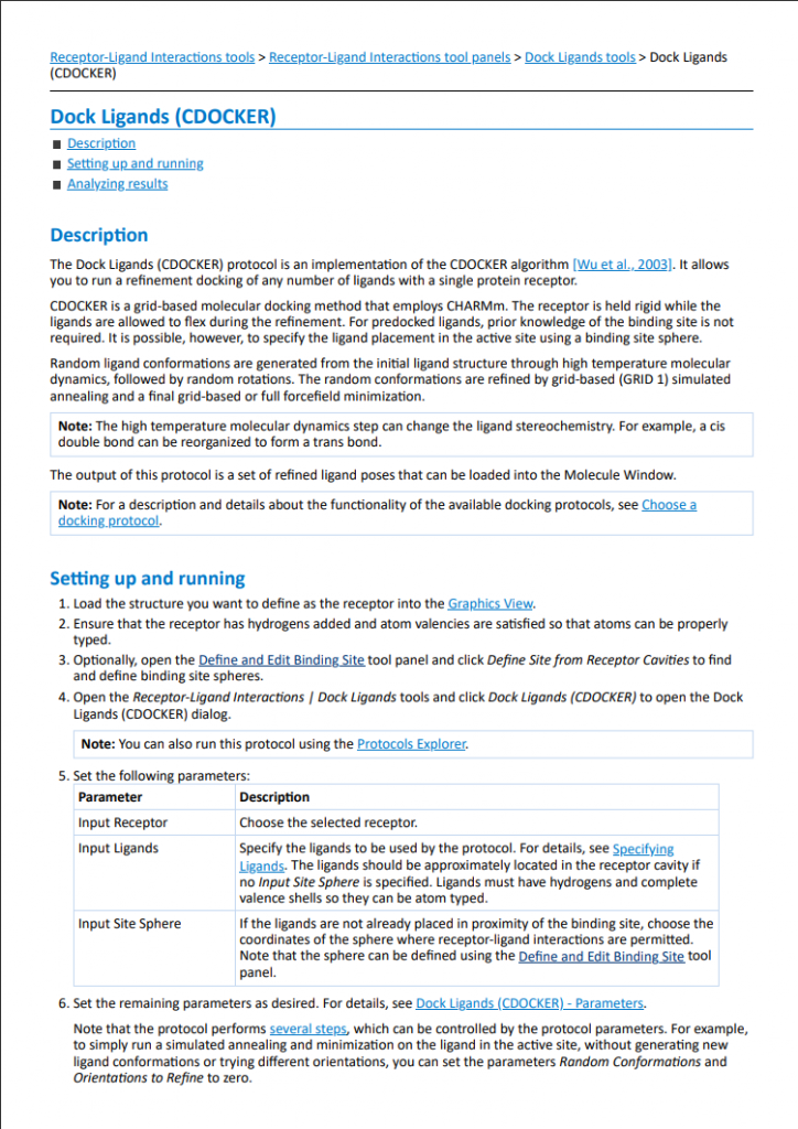 药物分子设计part7：保姆级教程！最详细的CDOCKER使用说明 – 云生信